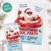 Christmas Pool Party Invitation, Editable XMAS Invite, Santa Pool Party ...