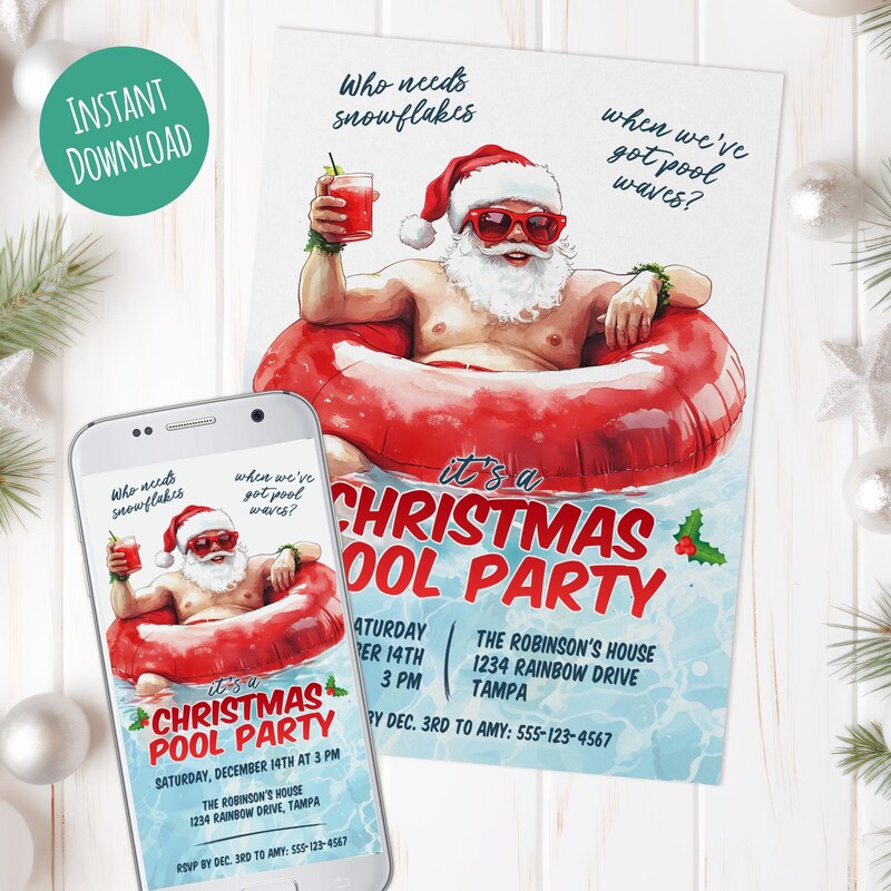 Xmas Invitations - Etsy
