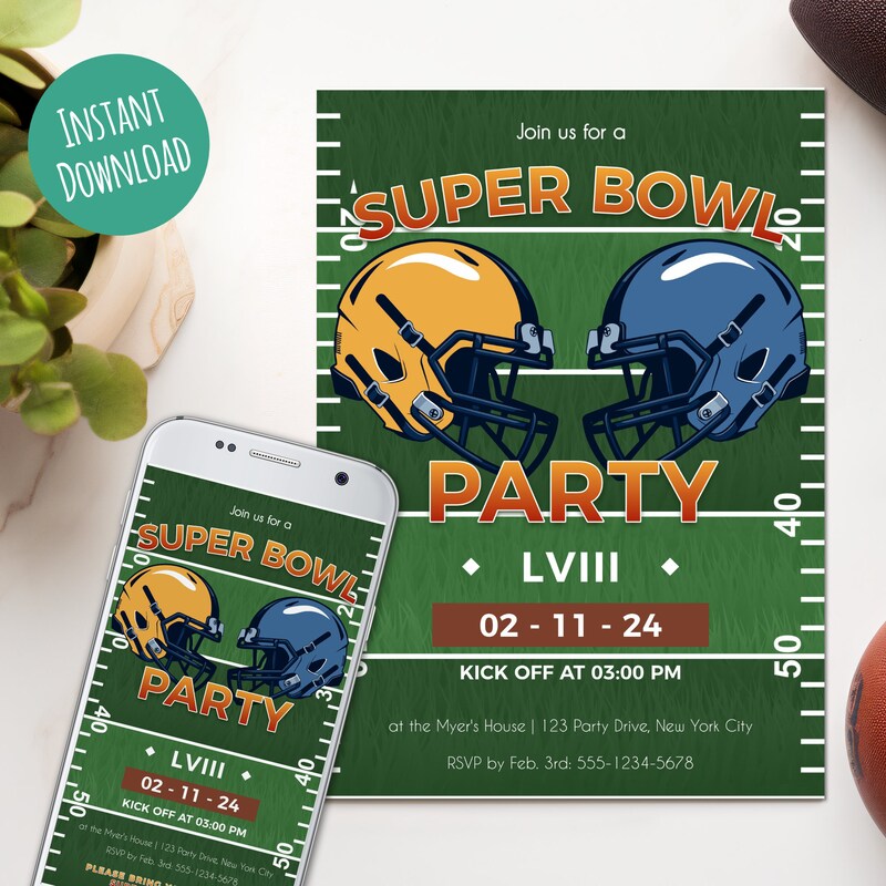 Super Bowl Party - Etsy