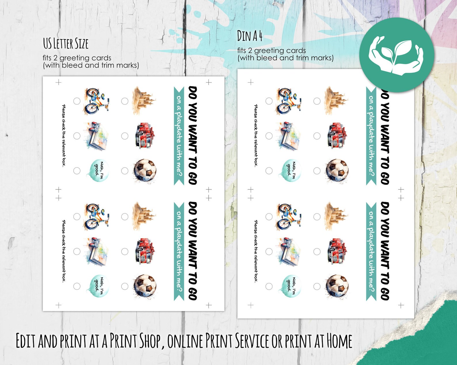 Editable Valentine's Day Greeting Card for Kids, Do You Want to Go on a ...