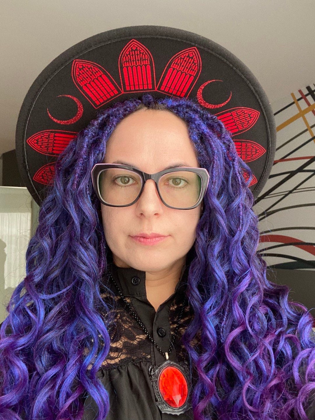 Purple Cloudy Dreadlocks, Ombre Dreads, Blue Violet Double Ended Dreads ...