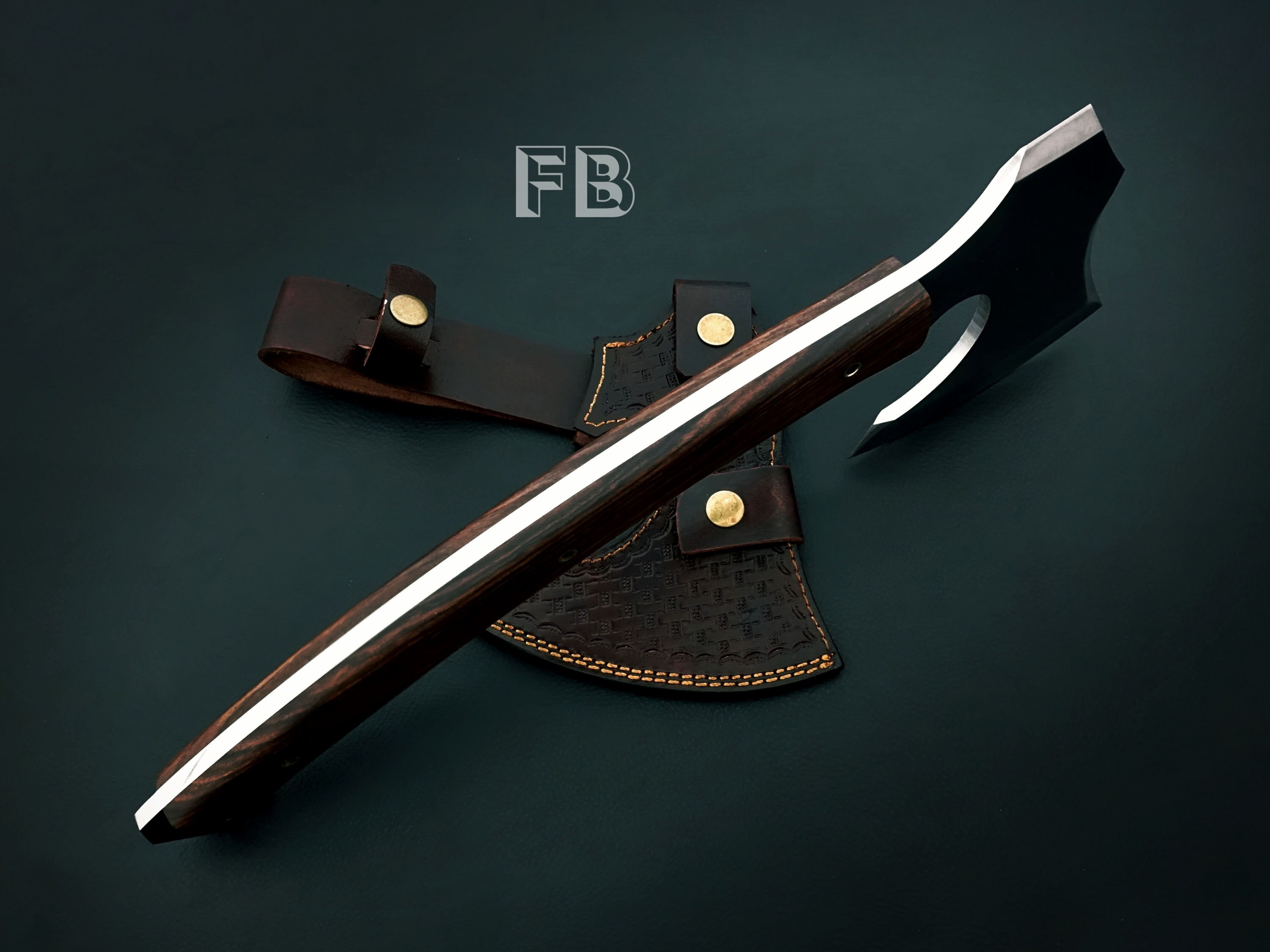 Handmade 16" 6150 Steel Tactical Tomahawk Axe Full Tang, Ideal for ...