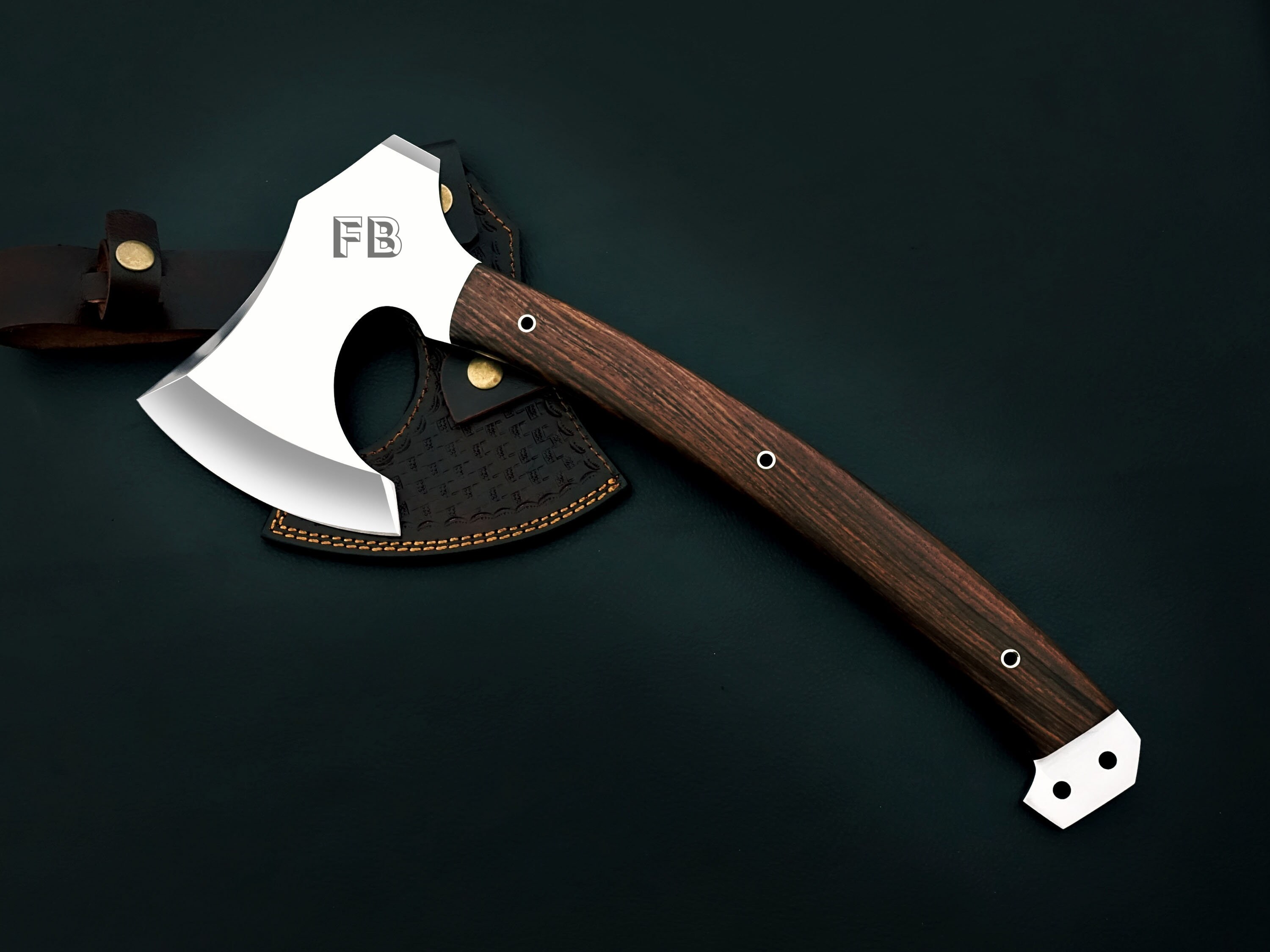 Handmade 16" 6150 Steel Tactical Tomahawk Axe Full Tang, Ideal for ...