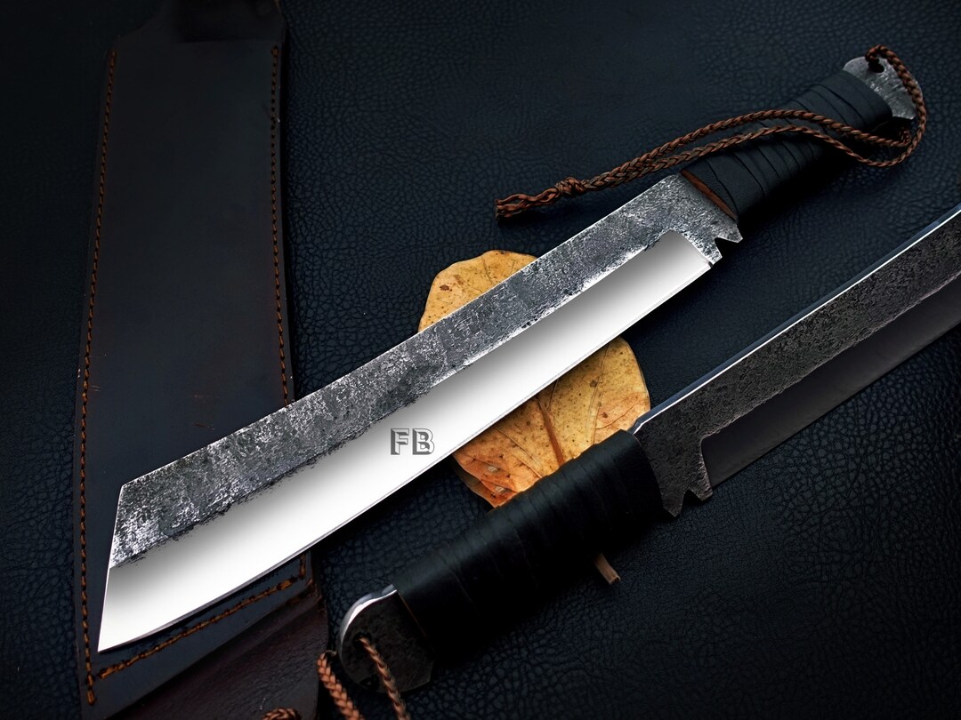Rambo Machete IV 17" Custom Handmade 1095 High Carbon Steel Blade ...