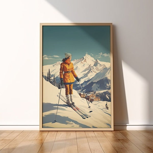 Ski Poster - Etsy