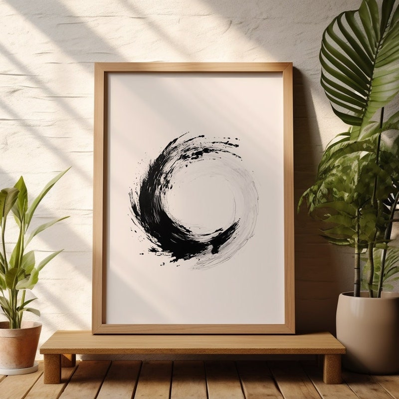 Zen Enso Circle - Etsy