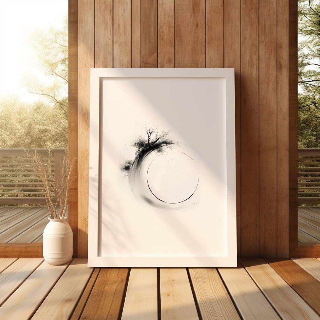 Zen Wall Art, Enso Wall Art, Zen Home Decor, Zen Decor, Spiritual Decor ...