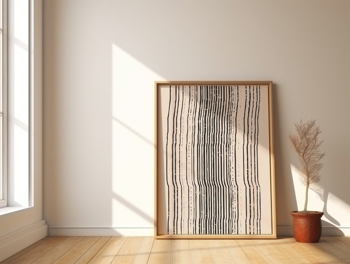 Line Art, Japandi Decor, Japandi Art, Home Decor, Wall Print ...