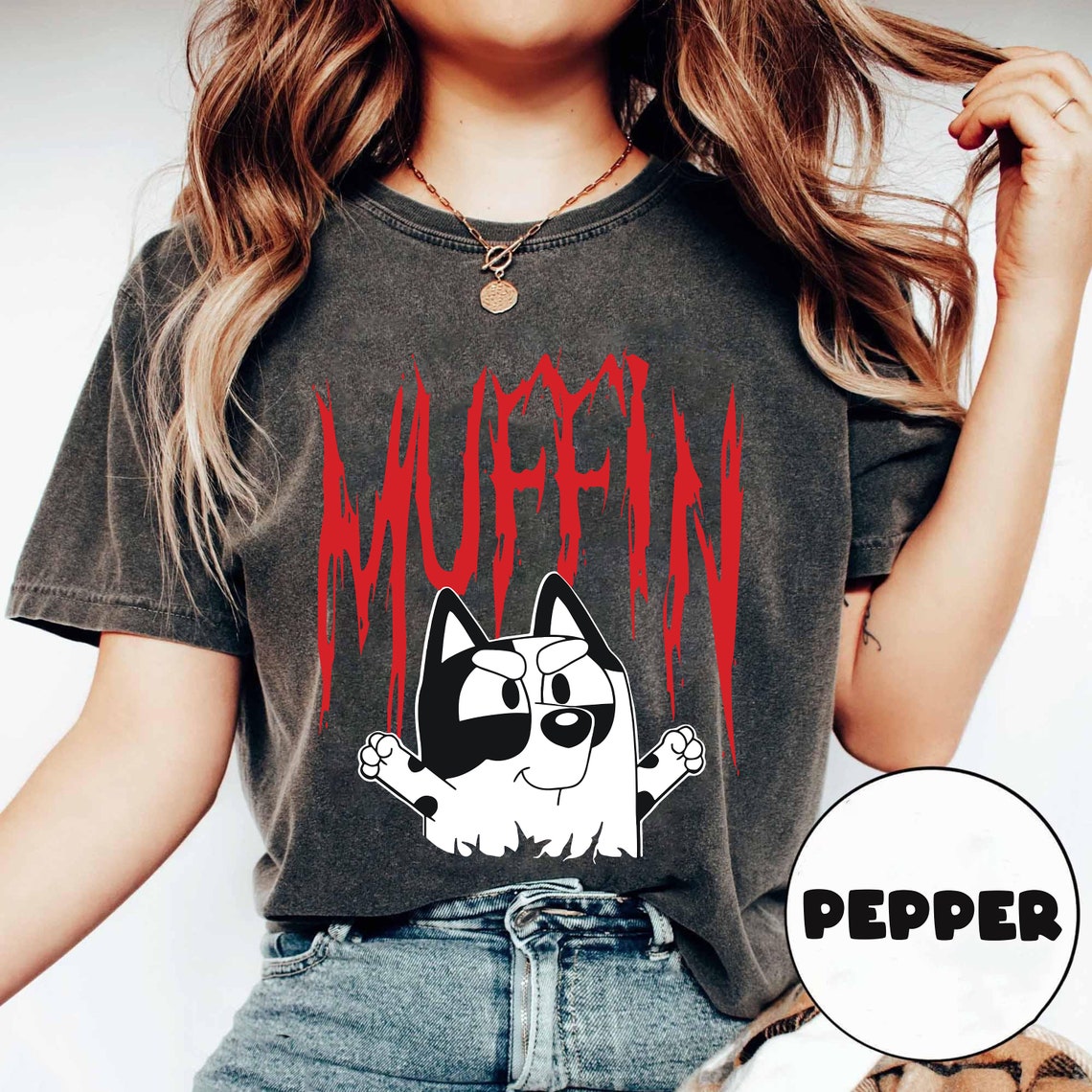 Muffin Bluey Png, Muffin Heeler Png, Bluey Muffin Png, Bluey Family Png ...