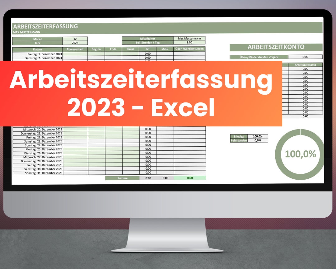 Timesheet 2023 Excel Template Timesheet Employee Freelancer - Etsy UK