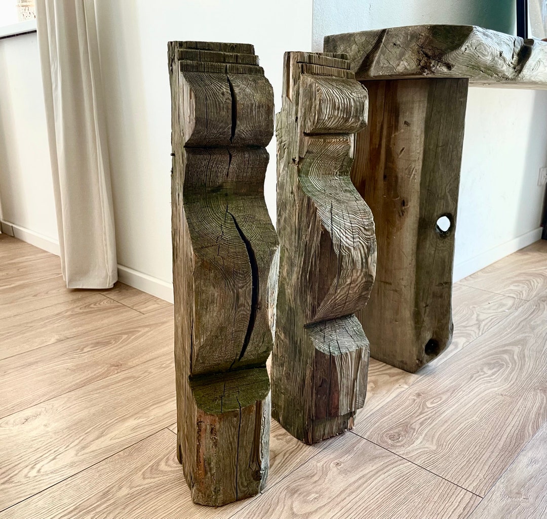 Unique Rustic Style Farm House Boho Legs to Console Table - Etsy