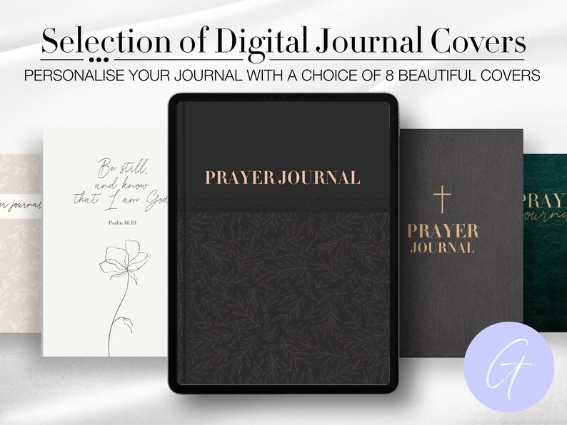 Minimalist Digital Prayer Journal | Hyperlinked Goodnotes & PDF Journal ...