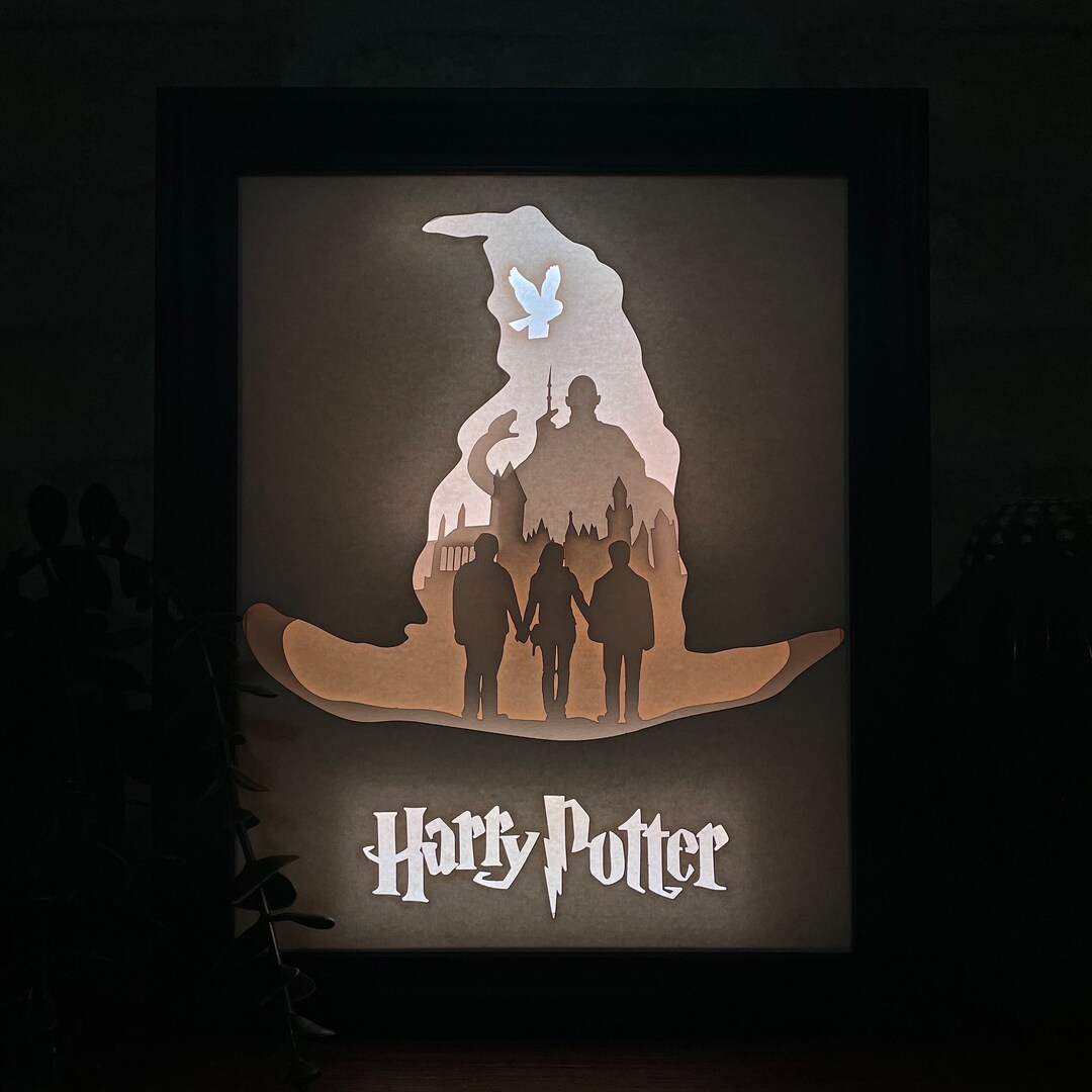 Handmade Harry Potter-inspired LED Light Box: Enter the Wizarding World ...