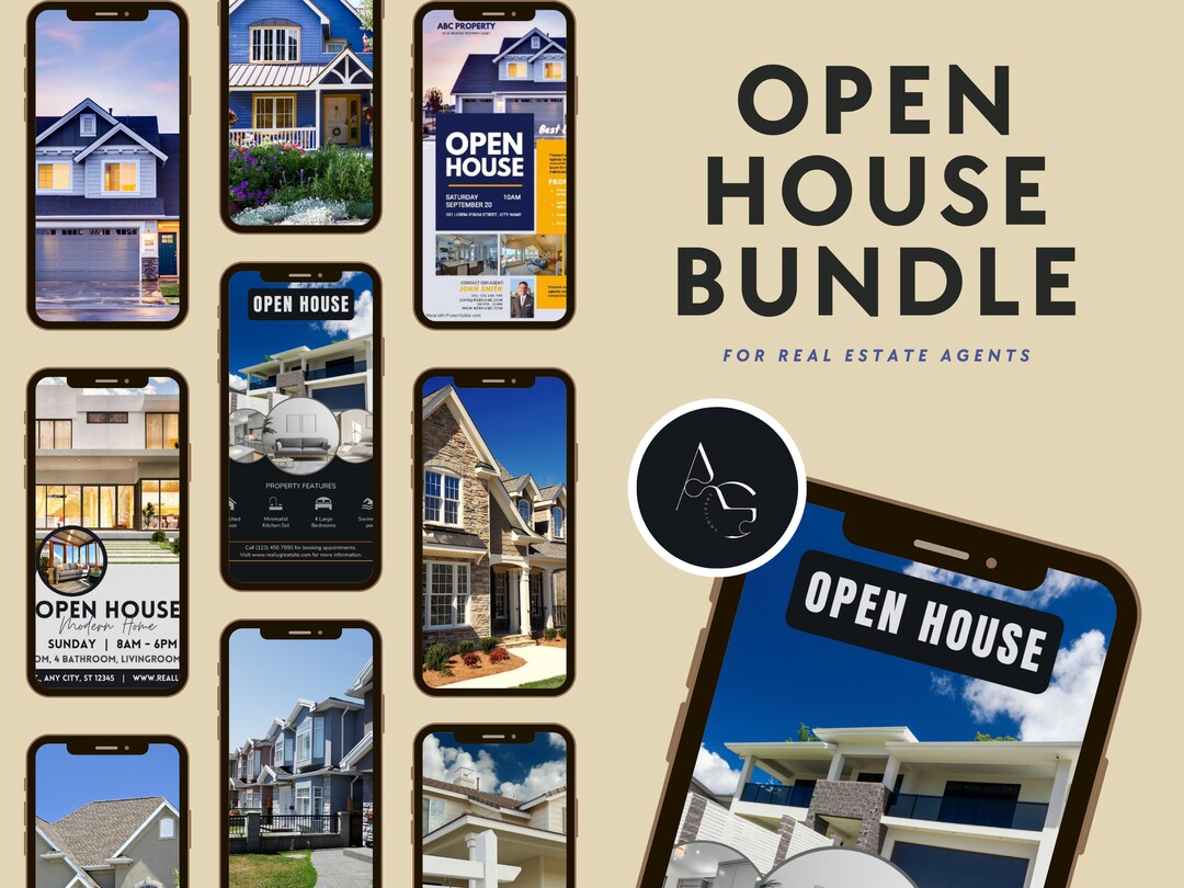 Open House Printable Bundle Real Estate Bundle Real Estate - Etsy