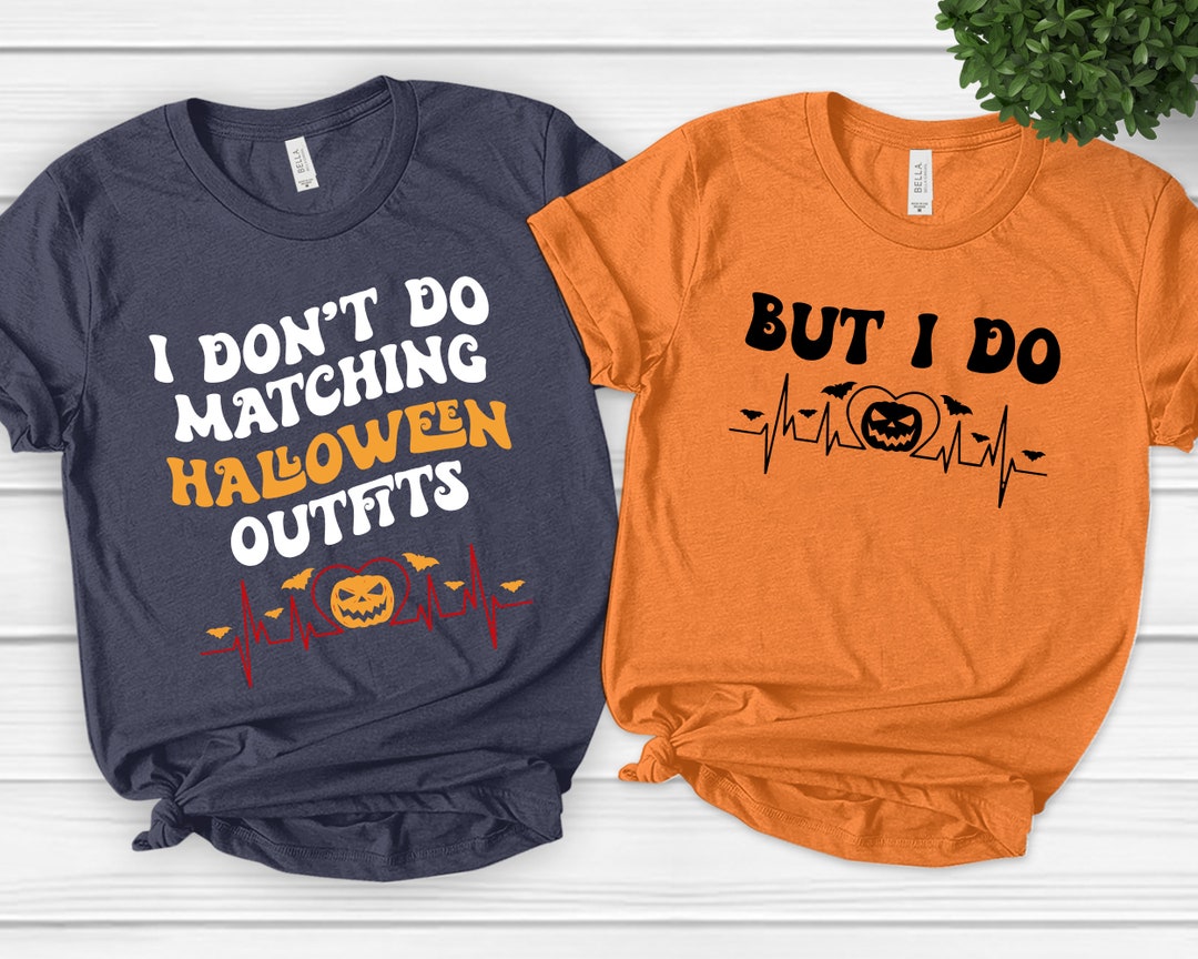Funny Couples Halloween Shirts Couple Halloween Shirts Etsy