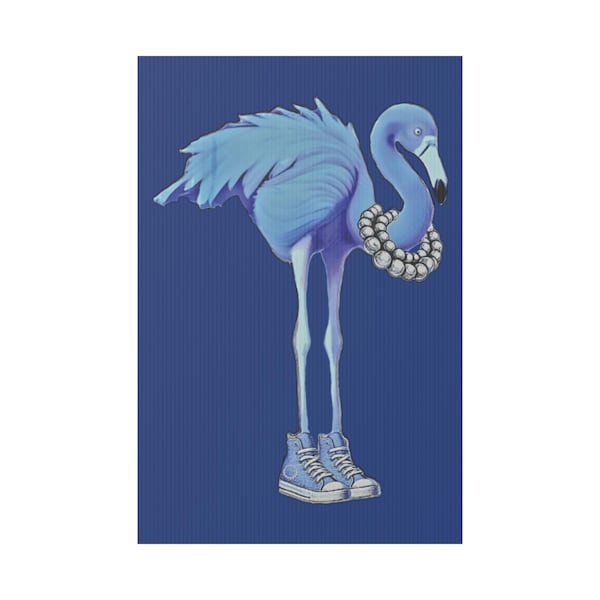 Blue Flamingo Yard Sign - Etsy