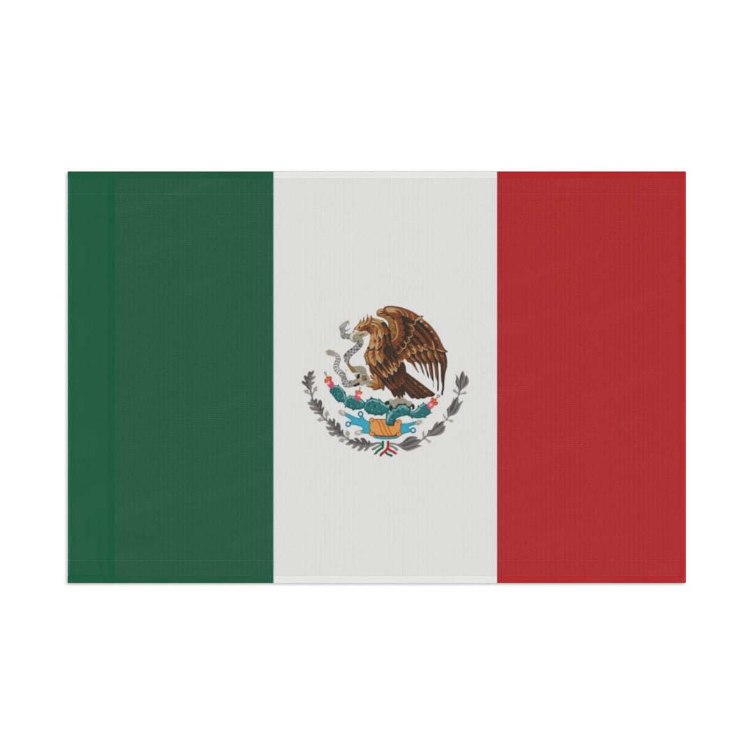 Vibrant Mexican Flag Wall Art, Home Decor for Celebrations, Gifts for ...
