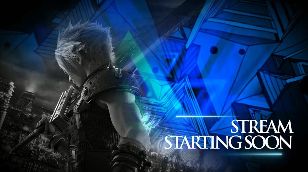 Final Fantasy VII Avalanche Animated Twitch Overlay Streaming Pack ...