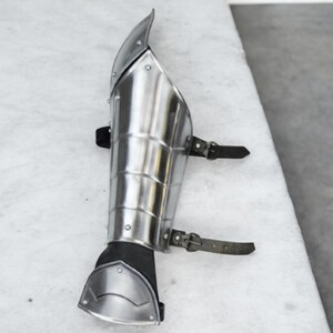 Medieval Steel Arm Bracers With Hand and Elbow Armor Viking Arm Bracers ...