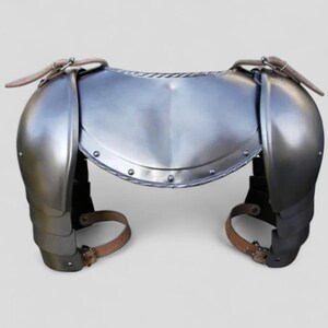 Medieval Steel Armor Shoulder With Gorged, Metal Knight Armor Pauldrons ...