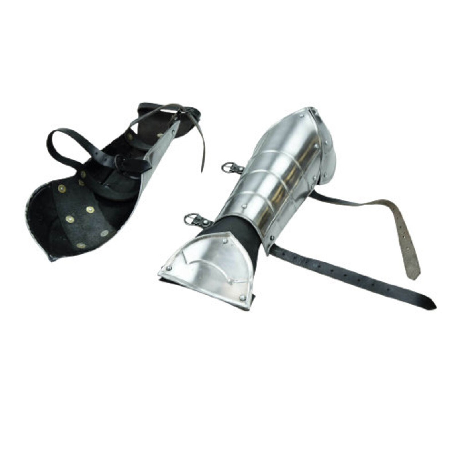 Medieval Steel Arm Bracers With Hand and Elbow Armor Viking Arm Bracers ...