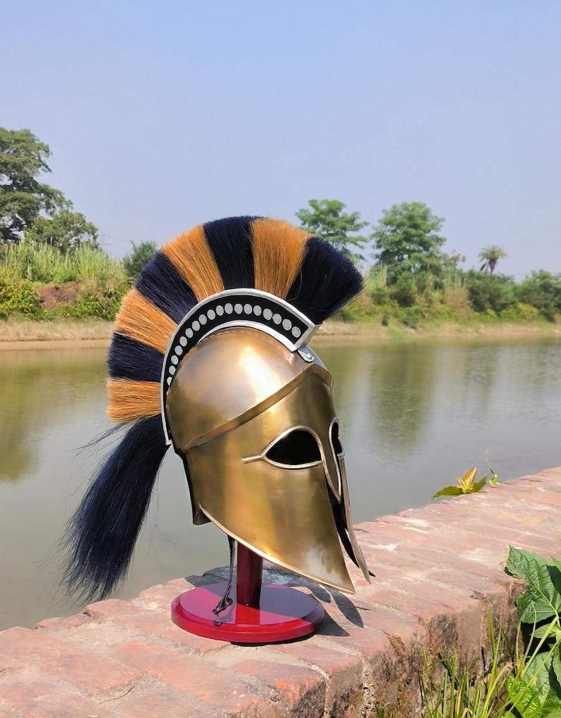 Medieval Greek Corinthian Helmet: Wearable Knight Costume - Etsy