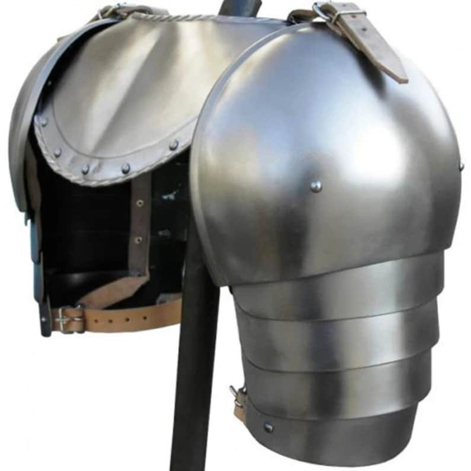 Medieval Steel Armor Shoulder With Gorged, Metal Knight Armor Pauldrons ...
