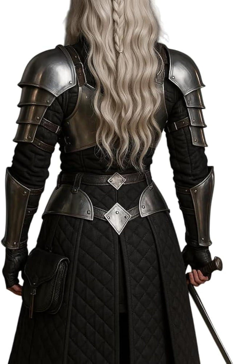 Women Medieval Knight Armor Set | Steel Breastplate Pauldrons Arm ...