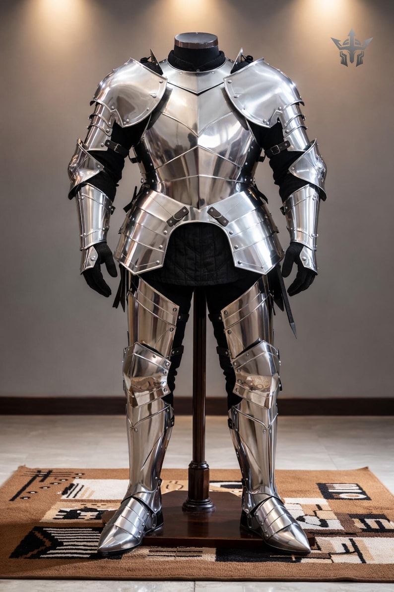 Full Body Knight Armor Suit – Handmade Steel Plate Costume for LARP ...