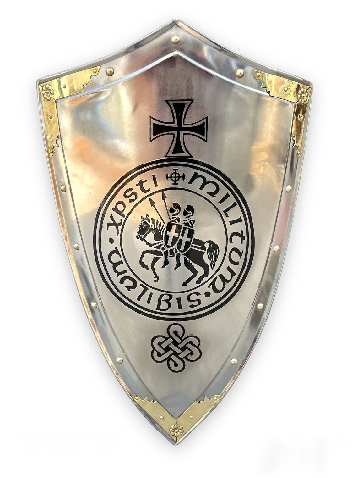 Medieval Templar Crusader Knight Shield Handcrafted Steel & - Etsy