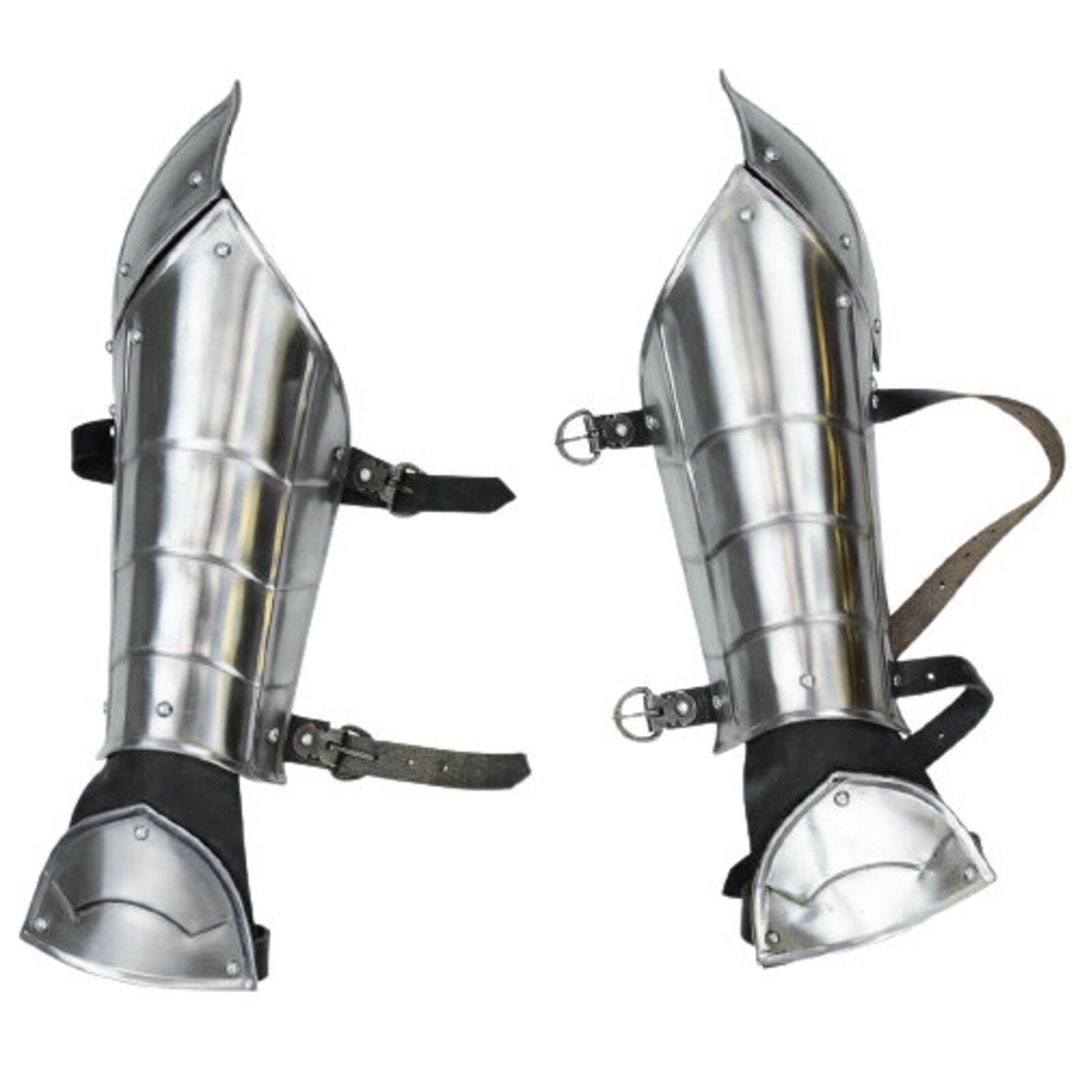 Medieval Steel Arm Bracers With Hand and Elbow Armor Viking Arm Bracers ...