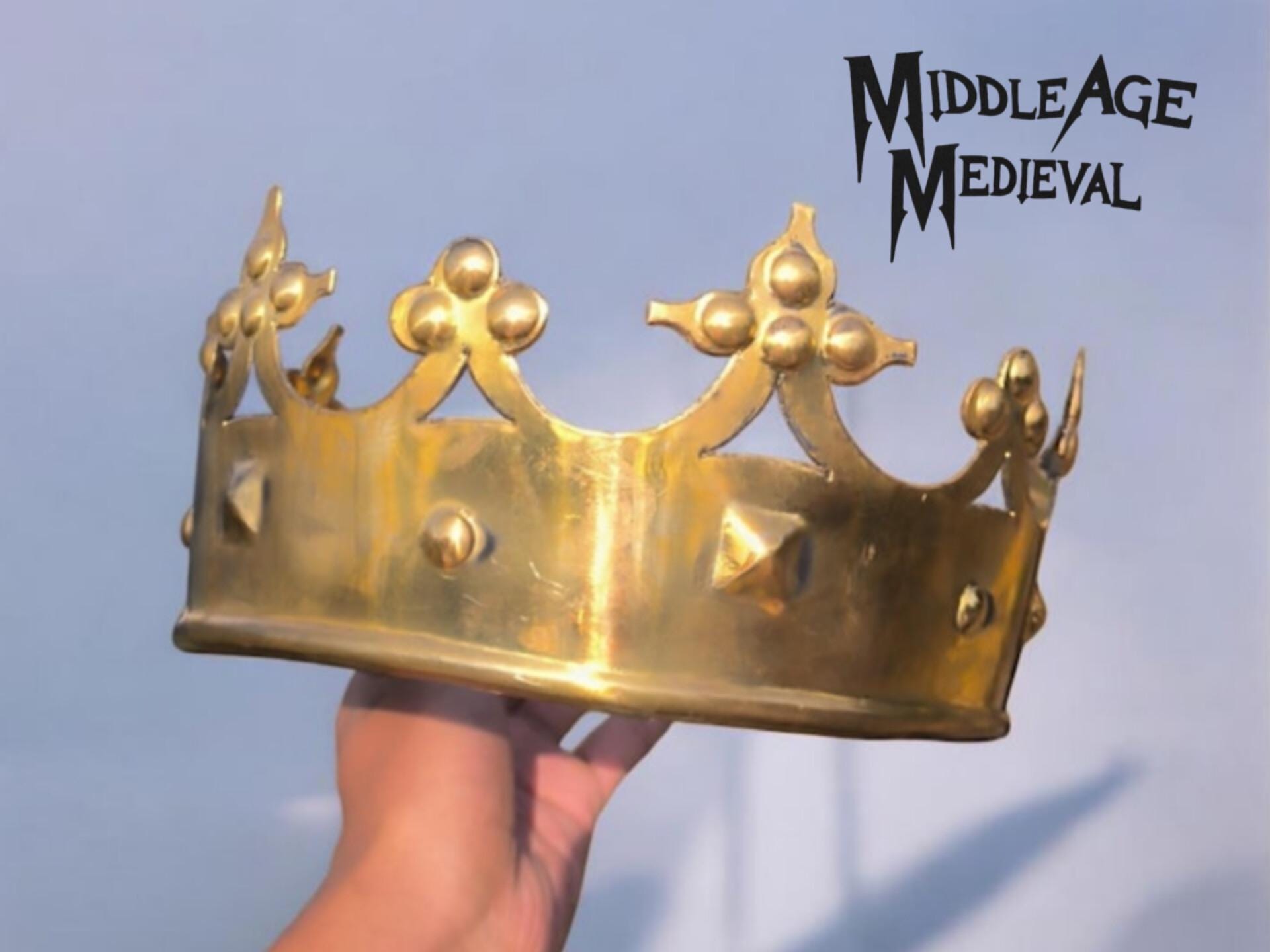 Medieval King Crown Armor | Royal Knight Crown for LARP, Cosplay ...