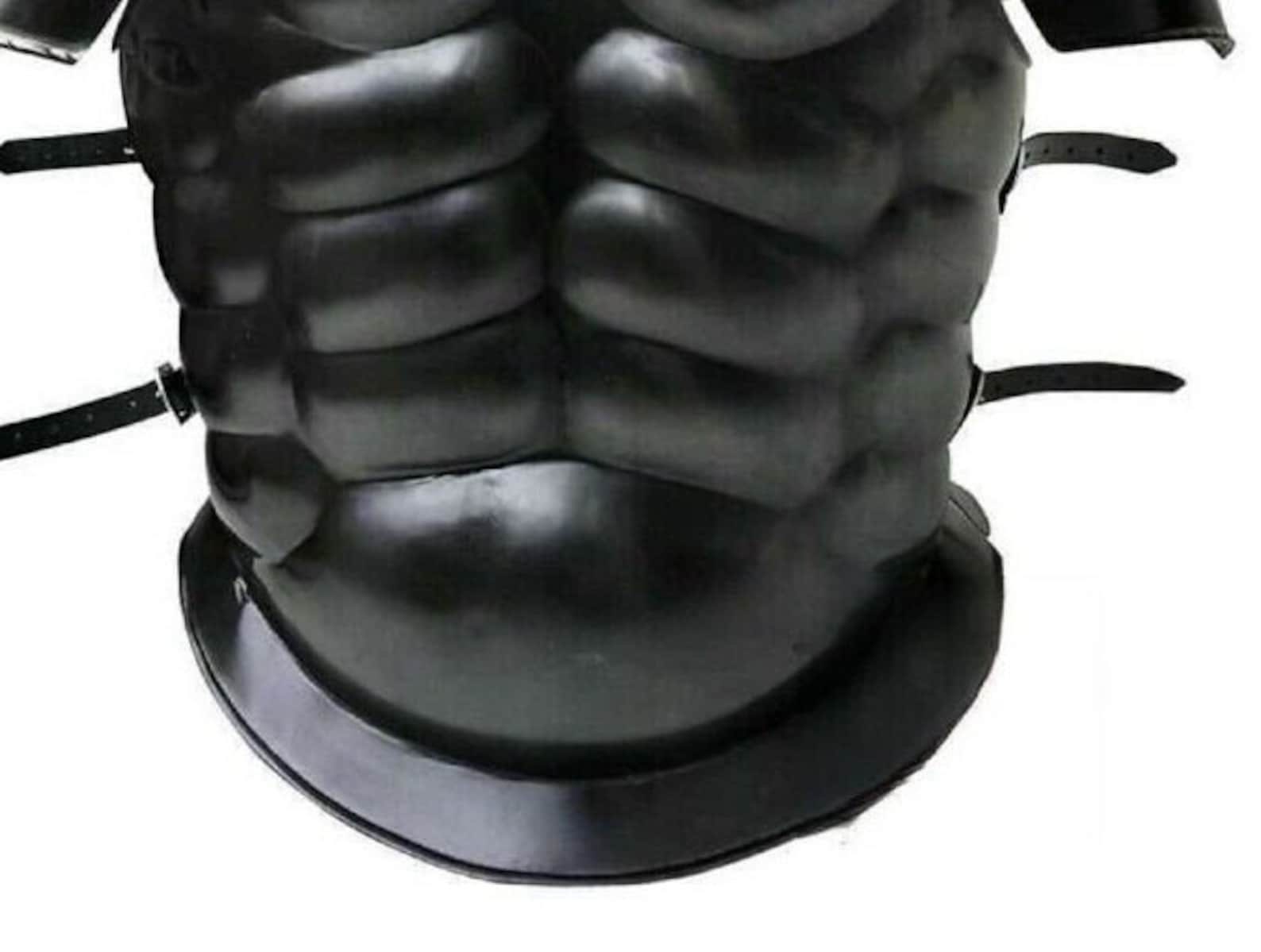 Medieval Black Spartan Muscle Armour Jacket With - Etsy