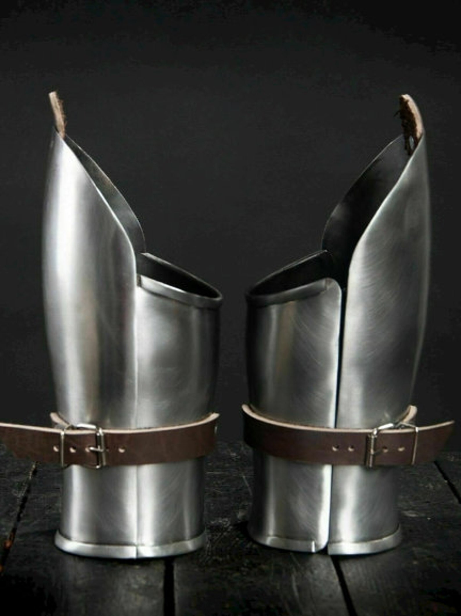 Medieval Knight Warrior Pair of Bracers Arm Larp Armor for Fantasy ...