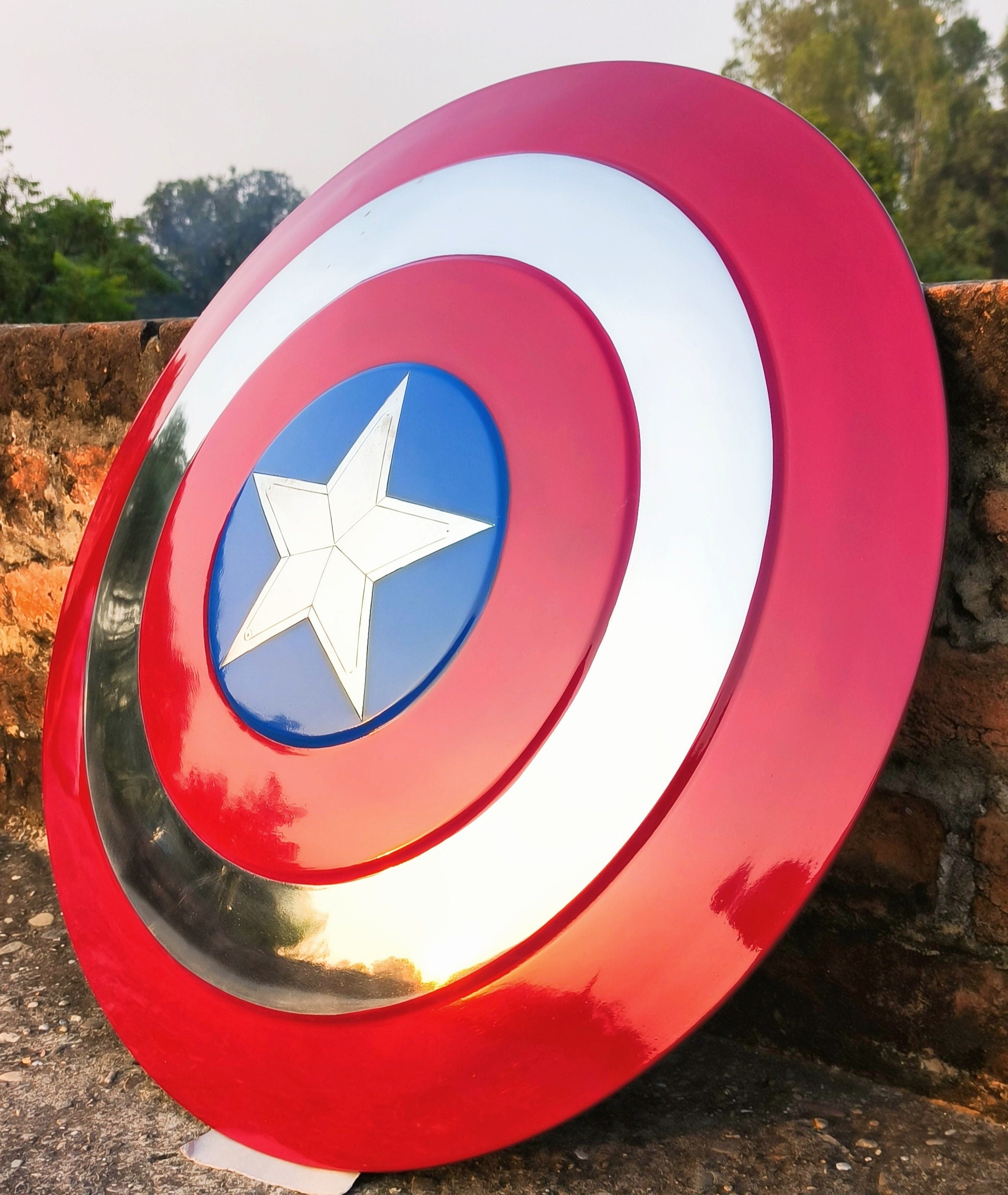 Winter Soldier Captain America Shield Metal Prop Replica Shield ...