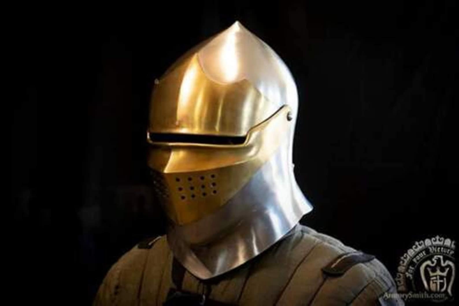 Medieval Templar Knights Armor Helmet 16 Gage Steel Barbute - Etsy