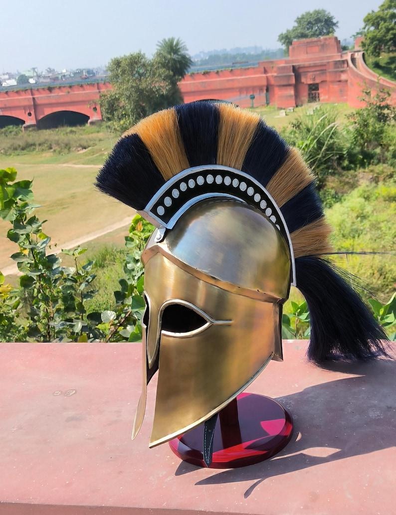 Medieval Greek Corinthian Helmet: Wearable Knight Costume - Etsy