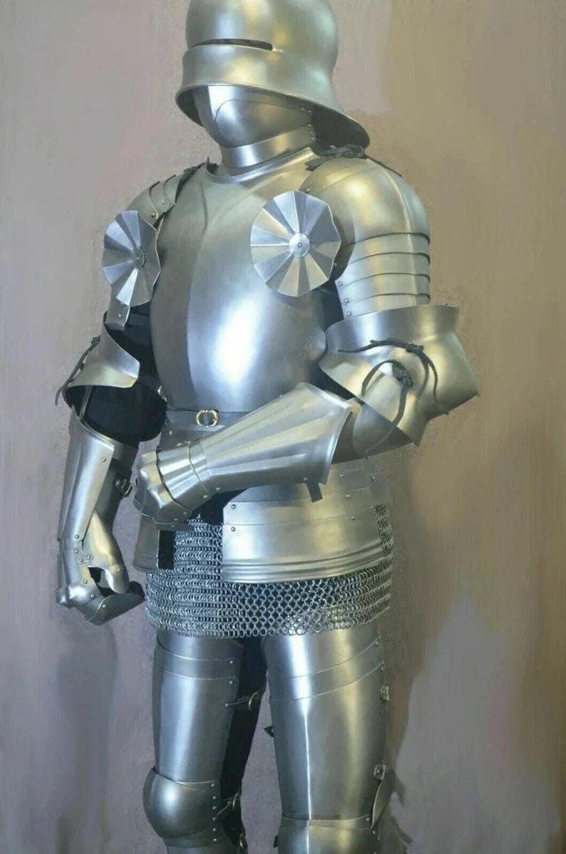 Medieval Germanarmor Suit Combat Full Body Armour Suit Wearable LARP ...