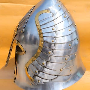 Medieval Roa Bascinet Helmet 18 Gauge Knight Viking Helmet Gift - Etsy