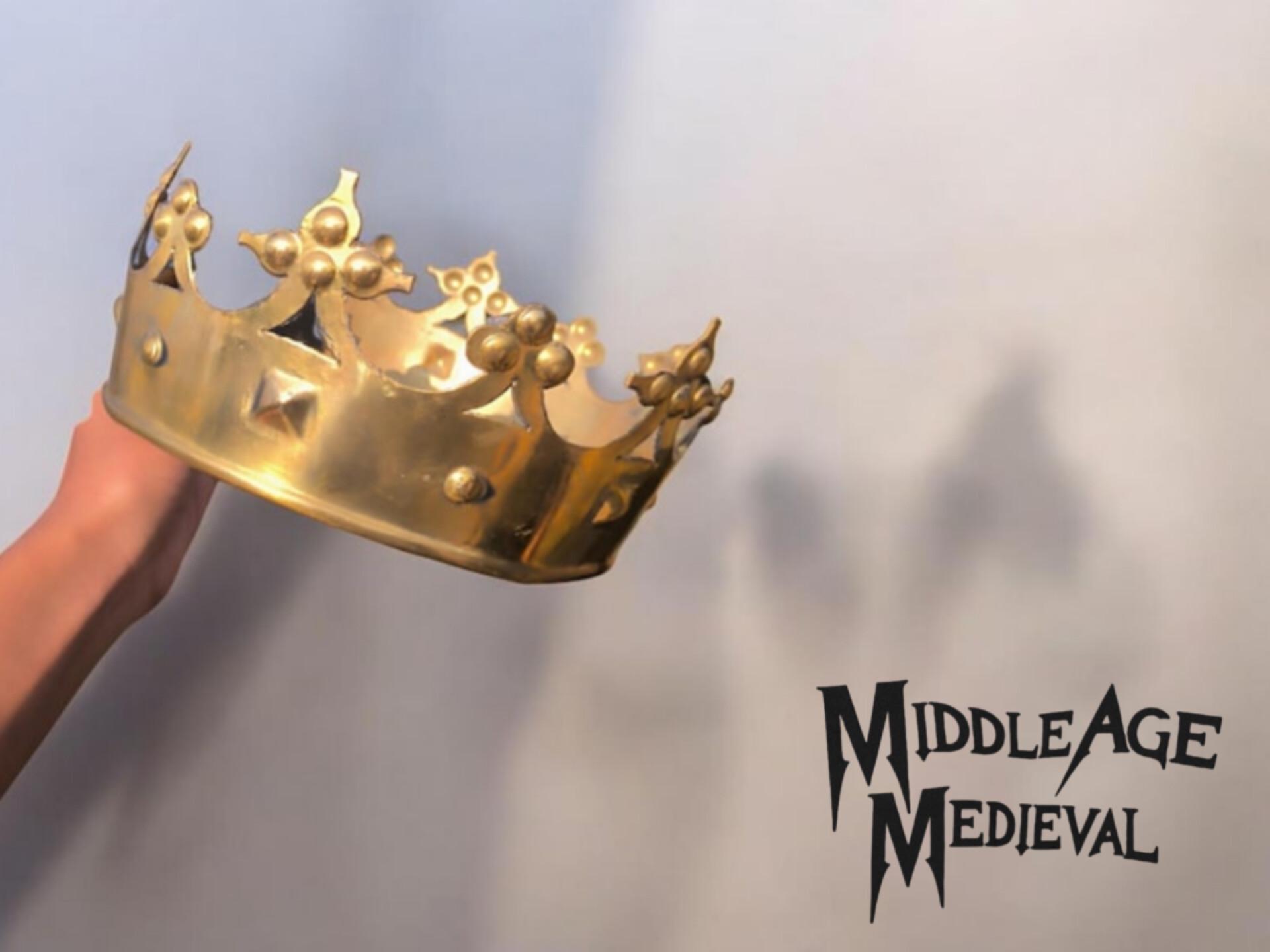 Medieval King Crown Armor | Royal Knight Crown for LARP, Cosplay ...