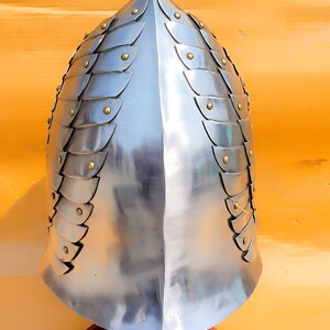 Medieval Roa Bascinet Helmet 18 Gauge Knight Viking Helmet Gift - Etsy