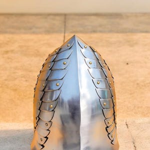 Medieval Roa Bascinet Helmet 18 Gauge Knight Viking Helmet Gift - Etsy