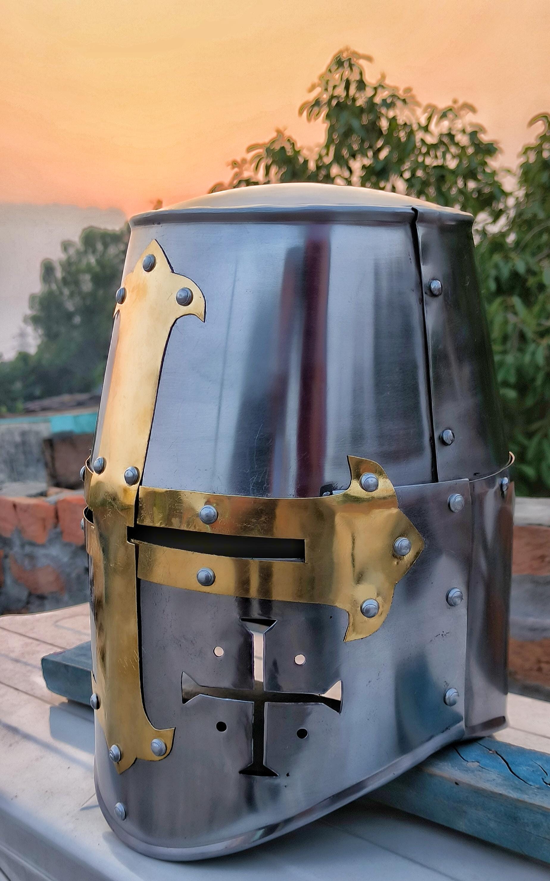 Templar Helmet Buy Medieval Knight Armor Crusader New Templar Helmet