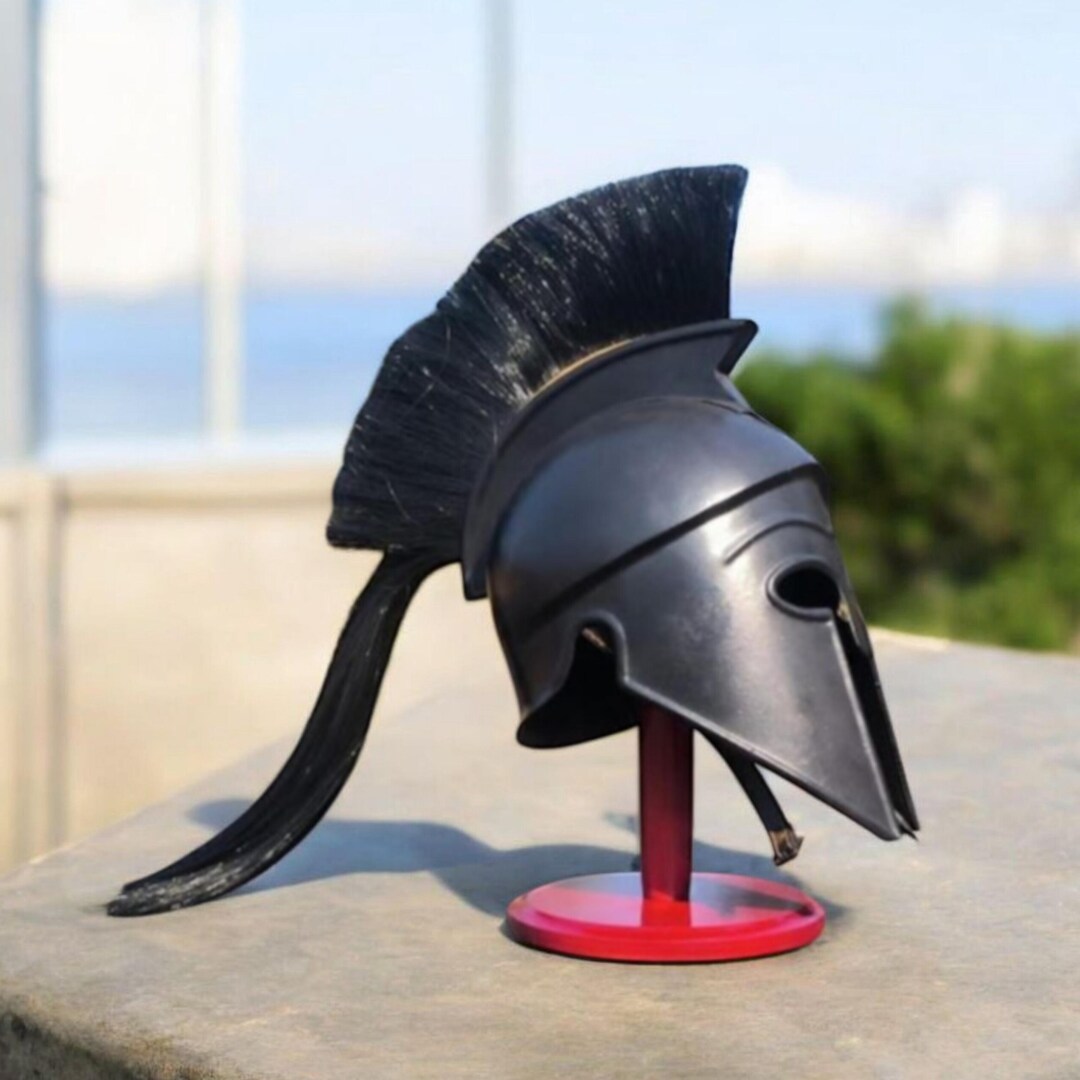 Spartan Warrior Helmet: 300 Movie Replica, LARP Cosplay Prop - Etsy