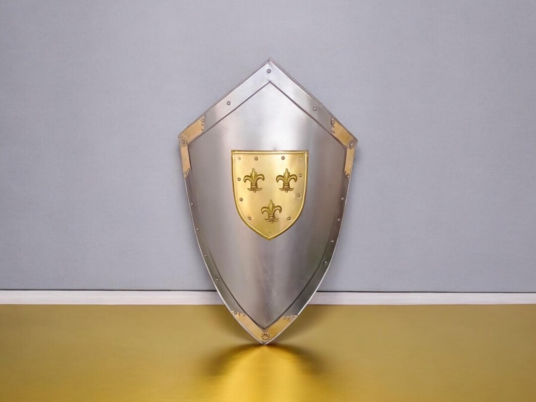 Medieval Templar Armor Shield Leaf - LARP Reenactment Cosplay Heater ...