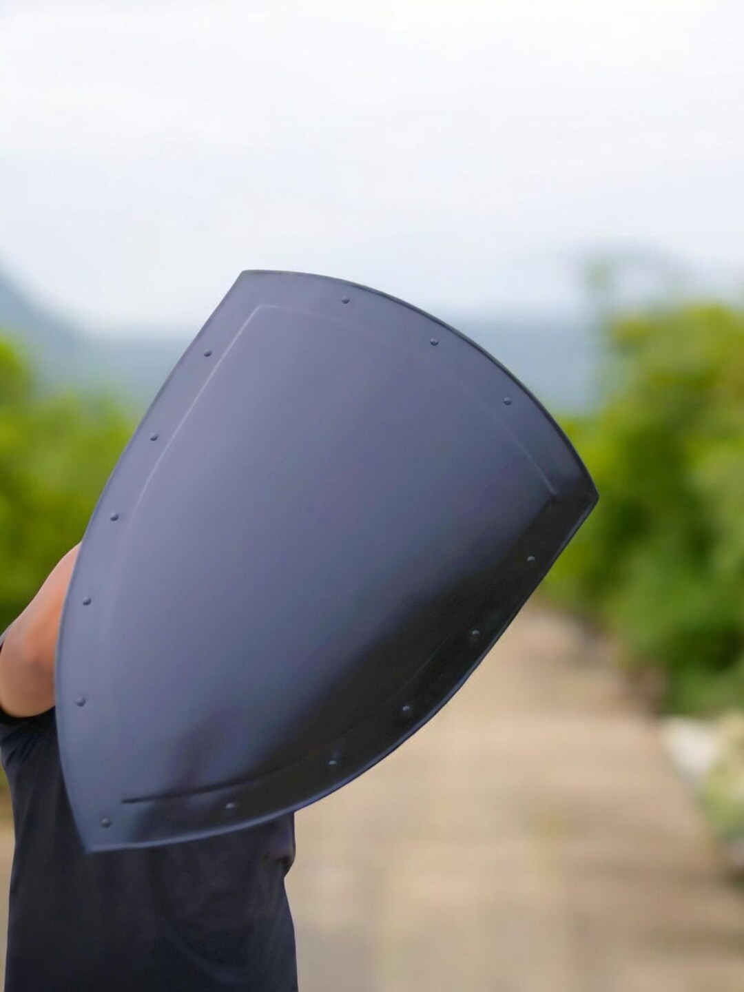 Shield - Functional 18 Gauge Steel Medieval Historical Replica Blank ...