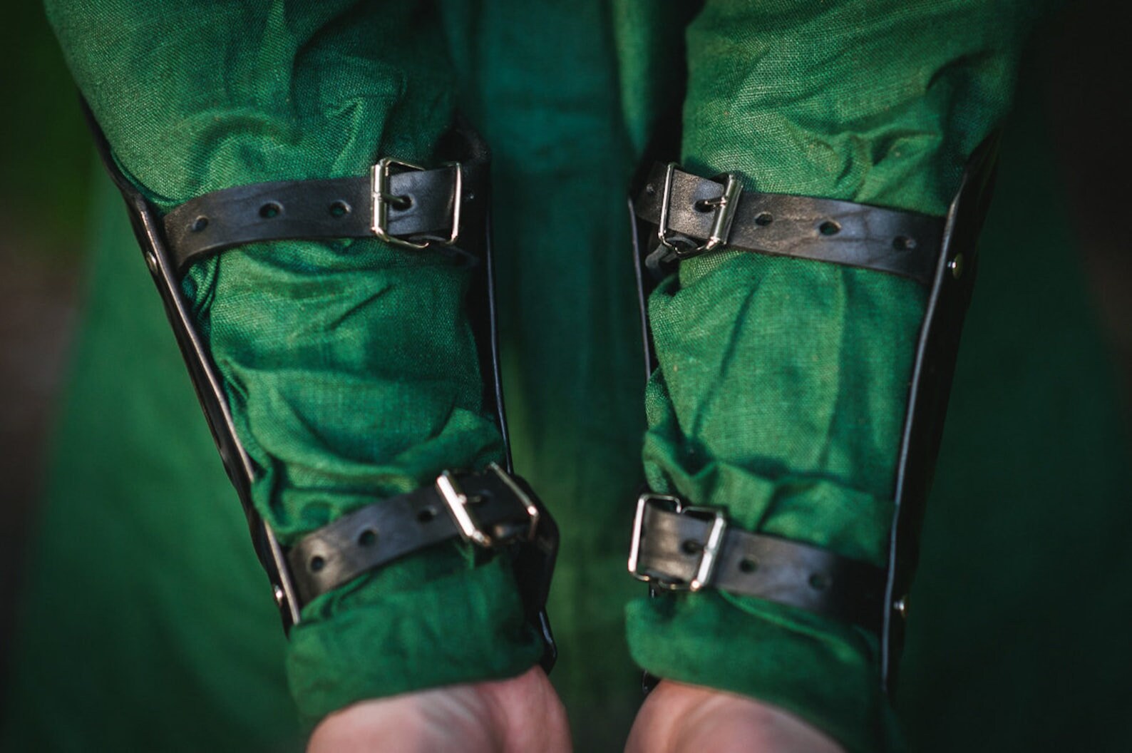 Medieval Knight Warrior Pair of Bracers Arm Larp Armor for - Etsy