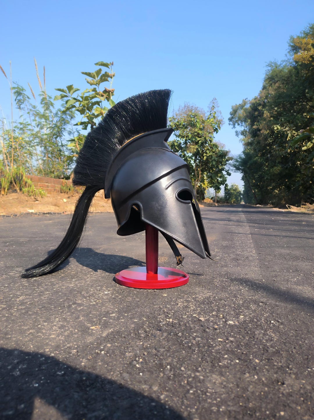 Greek Spartan Warrior Helmet | 300 Movie King Leonidas Armor | LARP ...