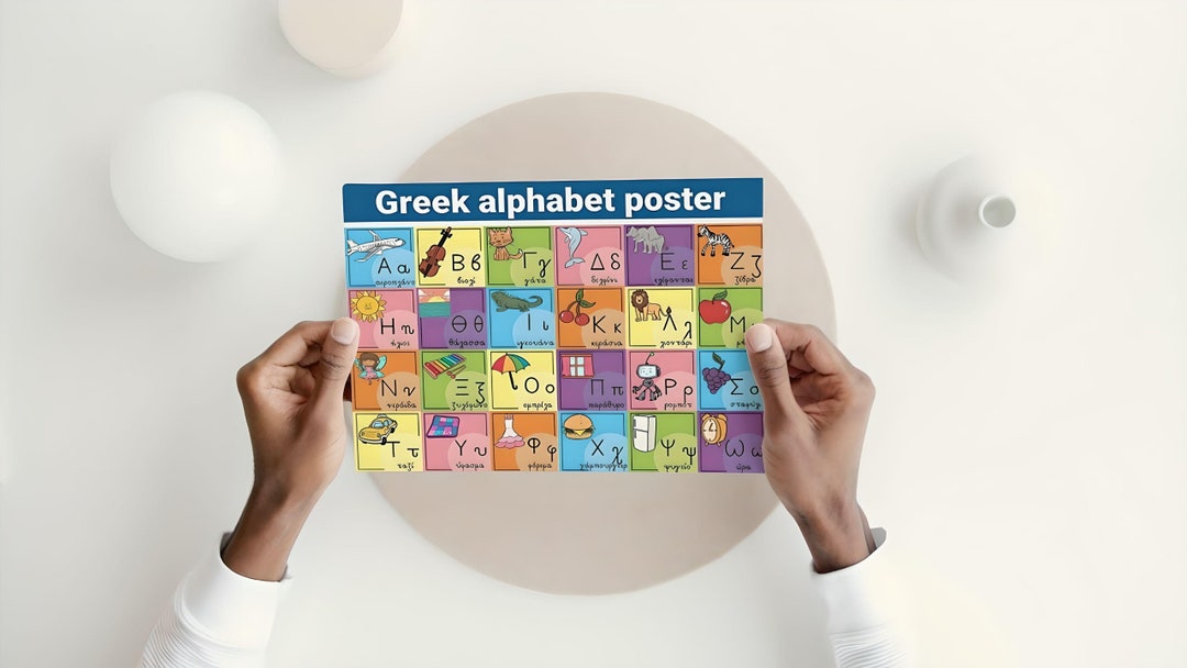 Greek Alphabet Tracing Printable Learning for Kids - Etsy