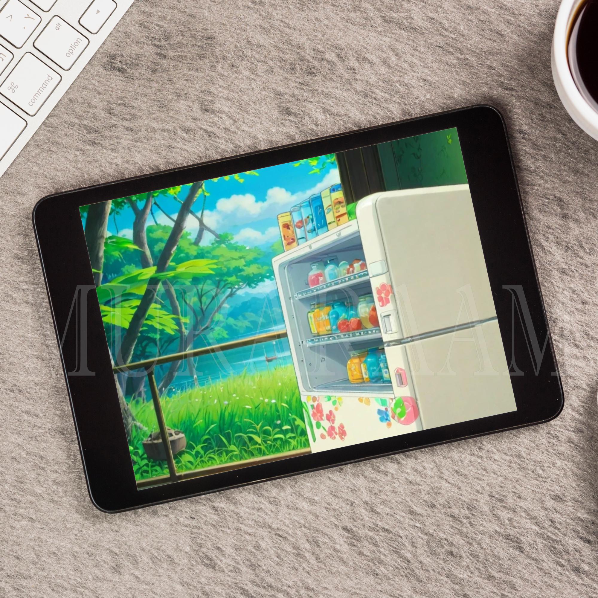 Studio Ghibli Inspired iPad Wallpaper: Lofi Spring Landscapes (digital ...